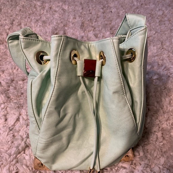 JustFab | Bags | Justfab Mint Colored Bucket Bag | Poshmark